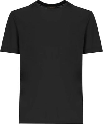 Zanone Homme, Tops, Noir, Taille: XL T-Chemises