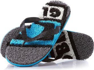 Globe Merkin-Stamp Herren Flip-Flops, Mehrfarbig - Mehrfarbig Charcoal Black Sky White - Größe: 44 EU