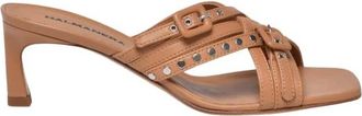 Halmanera Mules &agrave; talon - Femme - Chaussures - Beige - Taille: 37 EU