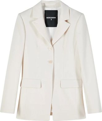 Patrizia Pepe Femme, Vestes, Blanc, Taille: 40 FR Blazer Sartorial Slim