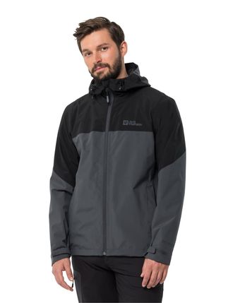 Jack Wolfskin Herren Weiltal 2l Jkt M Wetterschutzjacke, Ebony, L EU