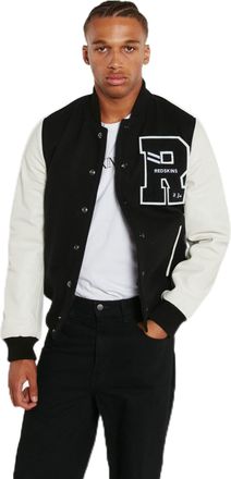 Redskins Herren Ford Hatch Lederjacke, BLWH, L