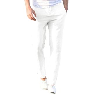 Generic Outdoor Hose Herren - Modische Herrenhose Baumwollmischung mit elastischer Taille f&uuml;r l&auml;ssige Freizeit entspannte Arbeit