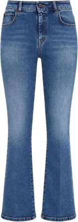 Max Mara Jean &Eacute;vas&eacute; Rapallo - Femme - Jeans - Bleu - Taille: 44 FR