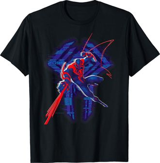 MARVEL Spider-Man: Across the Spider-Verse 2099 Glitch T-Shirt