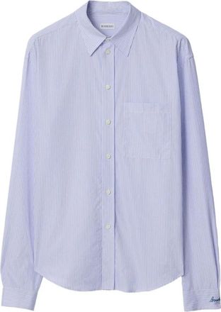 Burberry Homme, Chemises, Bleu, Taille: S Camisa Riordan