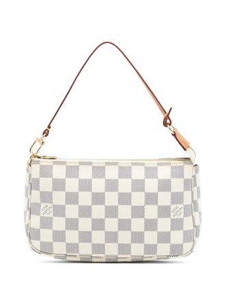 Louis Vuitton 2007 Damier Azur Pochette Accessoires shoulder bag - Wei&szlig;