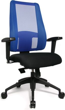 Topstar | Bürostuhl Lady SITNESS Deluxe | beweglich mit 7 Zonen | schwarz/blau