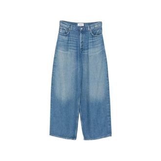 A Gold E Rounded Baggy Jean - - Jeans - Damen - Blau - W25