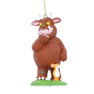 Gisela Graham Gr&uuml;ffelo und Maus zum Aufh&auml;ngen, Weihnachtsbaumschmuck, Kunstharz