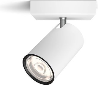 Philips myLiving Kosipo Deckenspot (5,5 W), elegante Deckenleuchte mit einem flexiblen Spot, GU10 Leuchte ohne Leuchtmittel, wei&szlig;