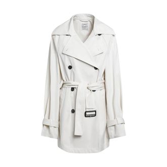 Toteme Washed Cotton Trench - - Coats - Damen - Wei&szlig; - S