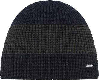 Eisb&auml;r M&uuml;tze Damen & Herren Caris Gr&uuml;n - Merino Strickm&uuml;tze Unisex mit Fleece sch&uuml;tzt vor K&auml;lte und Wind - weiche atmungsaktive Beanie gestreift - Haube aus 