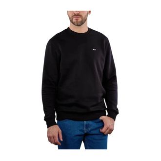 Tommy Hilfiger Homme, Sweatshirts et sweats &agrave; capuche, Noir, Taille: XL Flag Reg SweaT-shirt