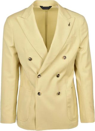 Paoloni Homme, Vestes, Vert, Taille: XL Doppiopetto Blazer