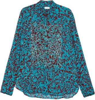 Dries Van Noten Homme, Chemises, Bleu, Taille: L Shirt Dries Van Noten
