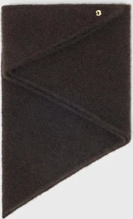 Maje Triangle En Mix De Yak - Marron Fonce - Maje