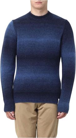 Brooksfield Homme, Pulls, Bleu, Taille: M Pull Tricot Col Rond Ombré