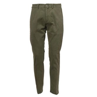 Siviglia Baumwollmischungshose mit amerikanischen Taschen - - Trousers - Herren - Gr&uuml;n - W31