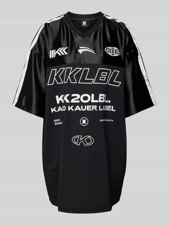 Karo Kauer Oversized T-Shirt mit Label-Print