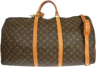 Louis Vuitton unisex, Pre-owned, Brun, Taille: ONE Size Sac Keepall bandouli&egrave;re Pre-owned
