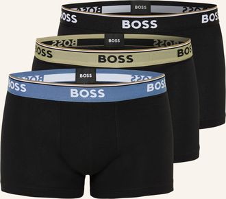 HUGO BOSS 3er-Pack Boxershorts Power schwarz