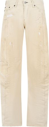 Acne Studios 2006 F Jean ample en coton blanc