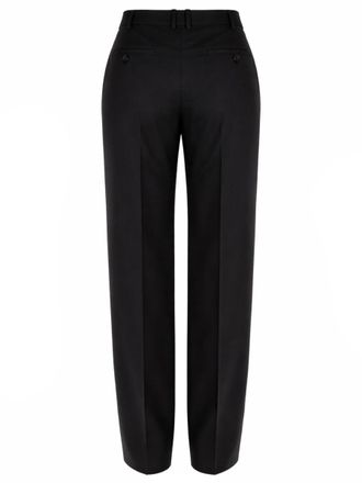 Saint Laurent Tailored T Wool Trousers - Black