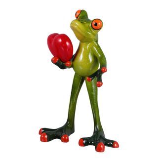 Valiclud Figur Aus Harz Mit Herzornament Tischstatue Dekoration F&uuml;r Wohnzimmer B&uuml;ro Balkon Langlebig