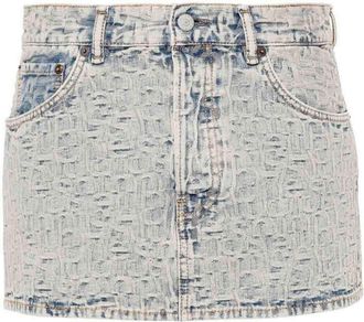 Acne Studios Minirock - Blau