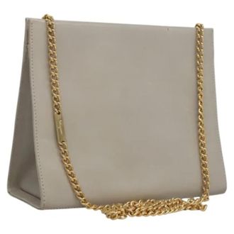 Ferragamo Pre-owned Leder Schultertasche - - Pre-owned - Damen - Beige - ONE SIZE
