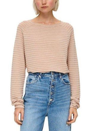 QS by s.Oliver Strickpullover mit Strukturmuster
