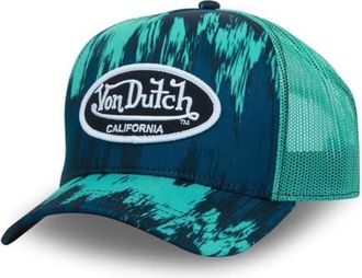 Von Dutch Casquette Homme & Femme, Casquette Trucker Vibes, Ajustable, Vert Taille TU