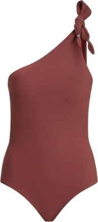 Brunello Cucinelli Femme, Maillots de bain, Rouge, Taille: 38 FR Maillot de bain Techno Jersey avec Monili