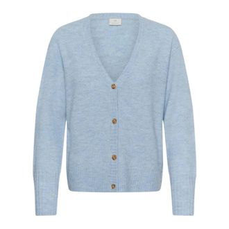 Kaffe Cardigans - - Knitwear - Damen - Blau - M