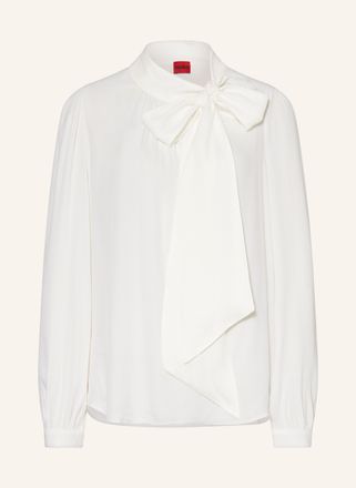 HUGO BOSS Hugo Schluppenbluse Cerela weiss