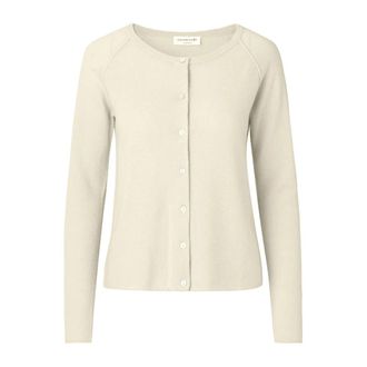 Rosemunde Ivory Cardigan - Stilvolles 1421 Design - - Knitwear - Damen - Beige - 2XL