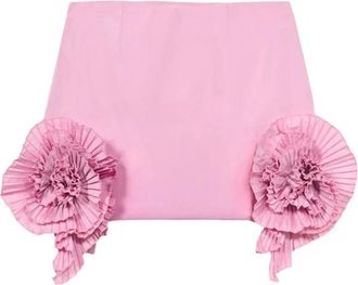 Blumarine Jupe Courte - Femme - Jupes - Rose - Taille: 34 FR