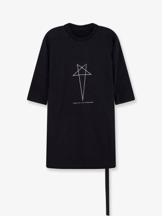 Rick Owens Cotton t-shirt with logo on the front - DRKSHDW - gender_Man