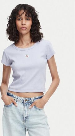 Calvin Klein Jeans T-Shirt LV047C200G Hellblau Slim Fit