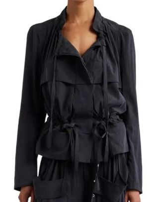 Isabel Marant Navy Nancy Cotton Sports Jacket Size XS