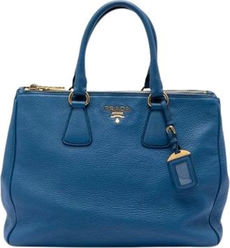 Prada Sac Vintage Pre-owned - Femme - Pre-owned - Bleu - Taille: ONE Size