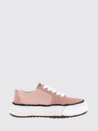 Miharayasuhiro Baskets basses Eric en cuir et toile de coton