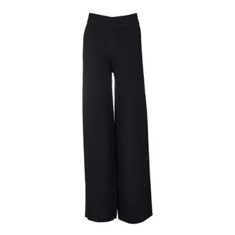 Max Mara Femme, Pantalons, Noir, Taille: 42 FR Pantalon en Viscose Stretch