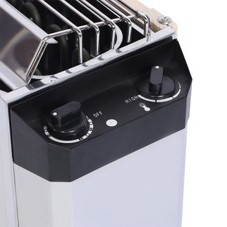 Brrnoo 3 KW Interne Steuerung Edelstahl-Saunaofenheizung f&uuml;r Saunaraum 220 V