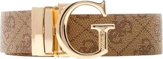 Guess Femme, Accessoires, Beige, Taille: L Ceinture Réversible avec Logo 4G