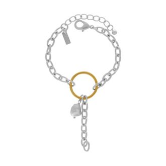 Dansk Copenhagen Audrey Statement Perlenmix-Kettenarmband - - Accessories - Damen - Grau - ONE SIZE