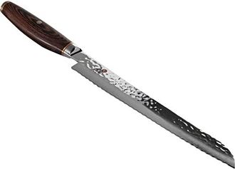 Miyabi Miyabi 34076-231-0 6000 MCT Couteau japonais &agrave; pain Acier Brun 23 cm