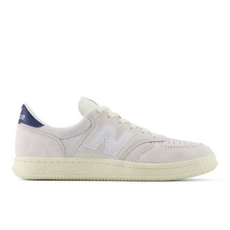 New Balance Unisex T500 in Grau/Wei&szlig;, Leder, Gr&ouml;&szlig;e 37.5