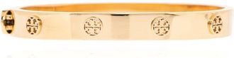 Tory Burch Femme, Accessoires, Jaune, Taille: S Logo Bracelet